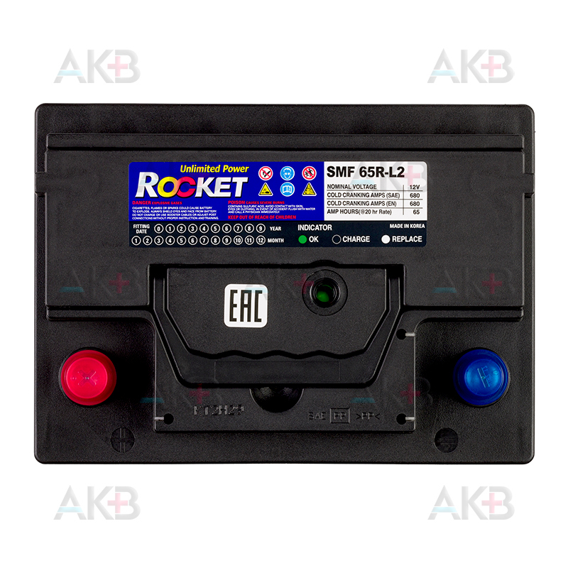 Аккумулятор Rocket 65Ah 680A прям. пол. (242x175x190) SMF 65R-L2 купить в интернет-магазине АКБ ...