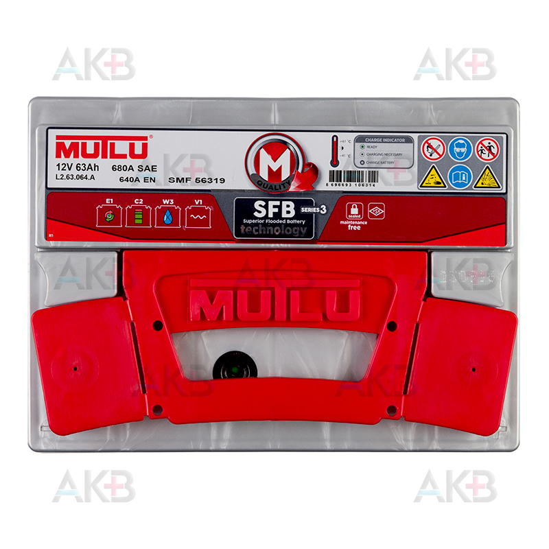 Аккумулятор Mutlu SFB 3 56319 63Ач 640A обр. пол. (242x175x190) L2.63.064.A купить в интернет ...