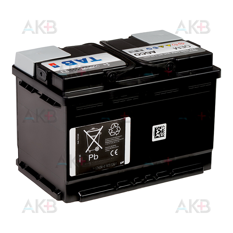 Аккумулятор Аккумулятор TAB OEM 70 Ah 640A (278x175x190) OEM70A 57012 ...